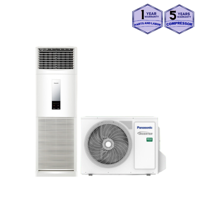 Panasonic 5HP Floor Standing Inverter w/ Nanoe X Tech. Aircon S-U ...