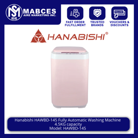 Hanabishi HAWBD-145 4.5KG Fully Automatic Washing Machine - Mabces ...