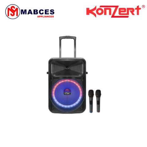 Konzert WINNER 12 12" 250W Portable Trolley Speaker with USB/SD ...